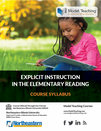 Explicit Instruction in Elementary Reading-NEIU - Model Teaching